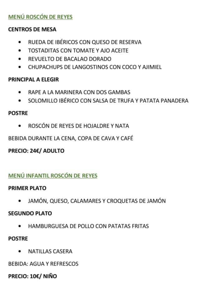 Menu at Bar Restaurant El Cantó, Les Alqueries