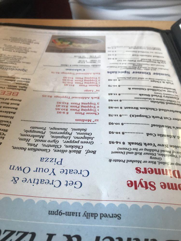 Menu at Gus's Subs & Pizza Place pizzeria, La Mesa