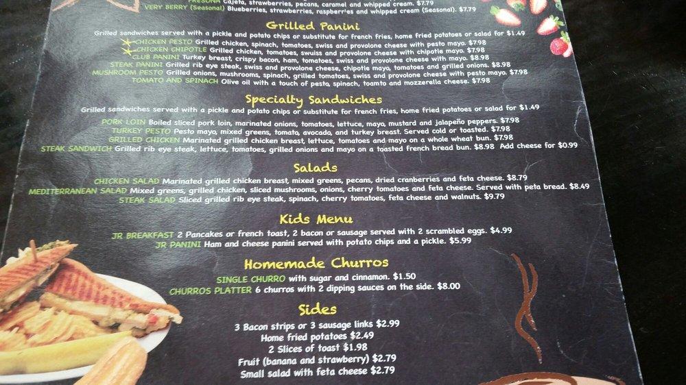 Menu at Caramelo Cafe, La Puente, Amar Rd