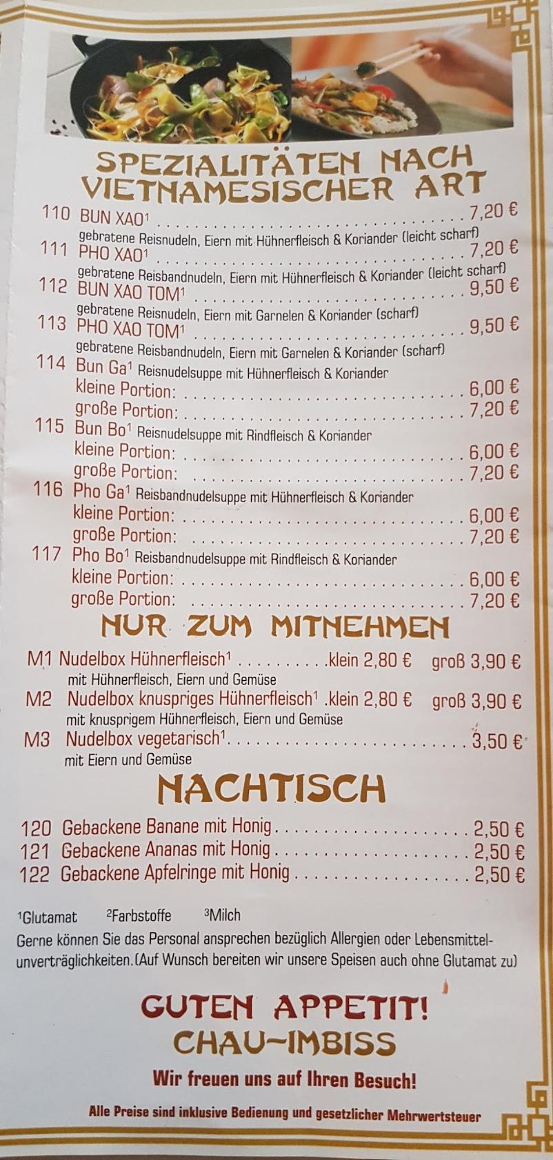 Menu at Asia Spezialität Thi Lan Doan restaurant, Marburg