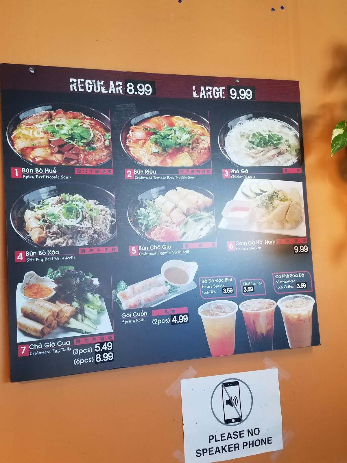 Menu at Quan Ngon Nha Trang Restaurant, San Gabriel, 311 E Valley Blvd ...