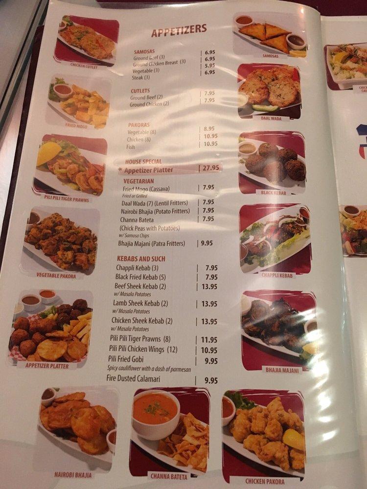 Menu at James Street Café & Grill, Burnaby