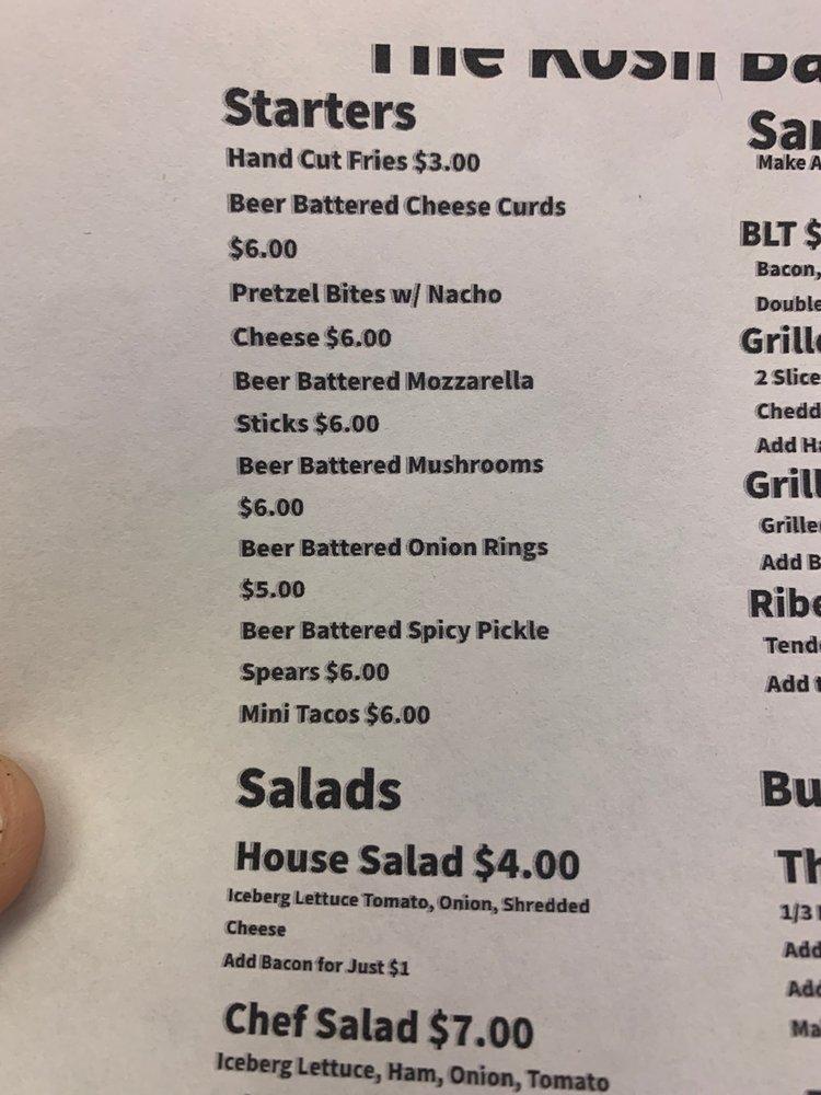Menu at The Kosh Bar & Grill, Milton