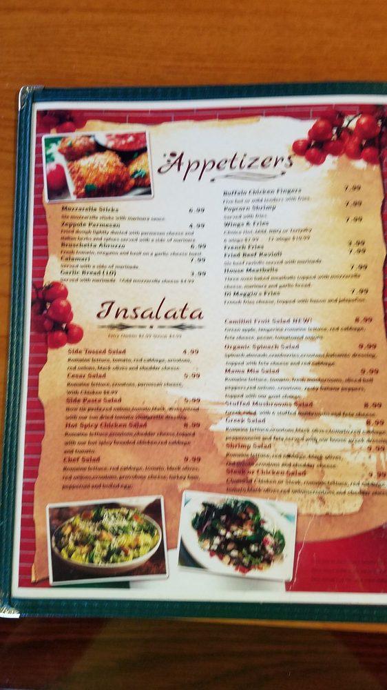 Menu at Monte Olivos Restaurant, Harlem