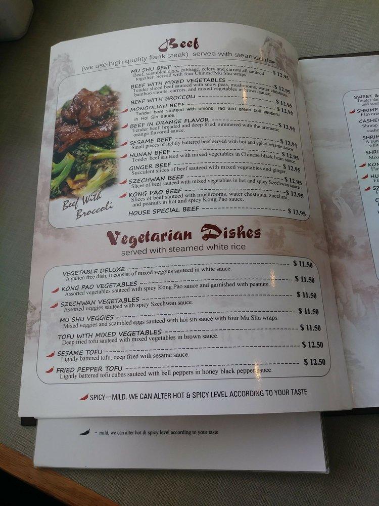 Menu at Chinatown Restaurant, Coeur d'Alene