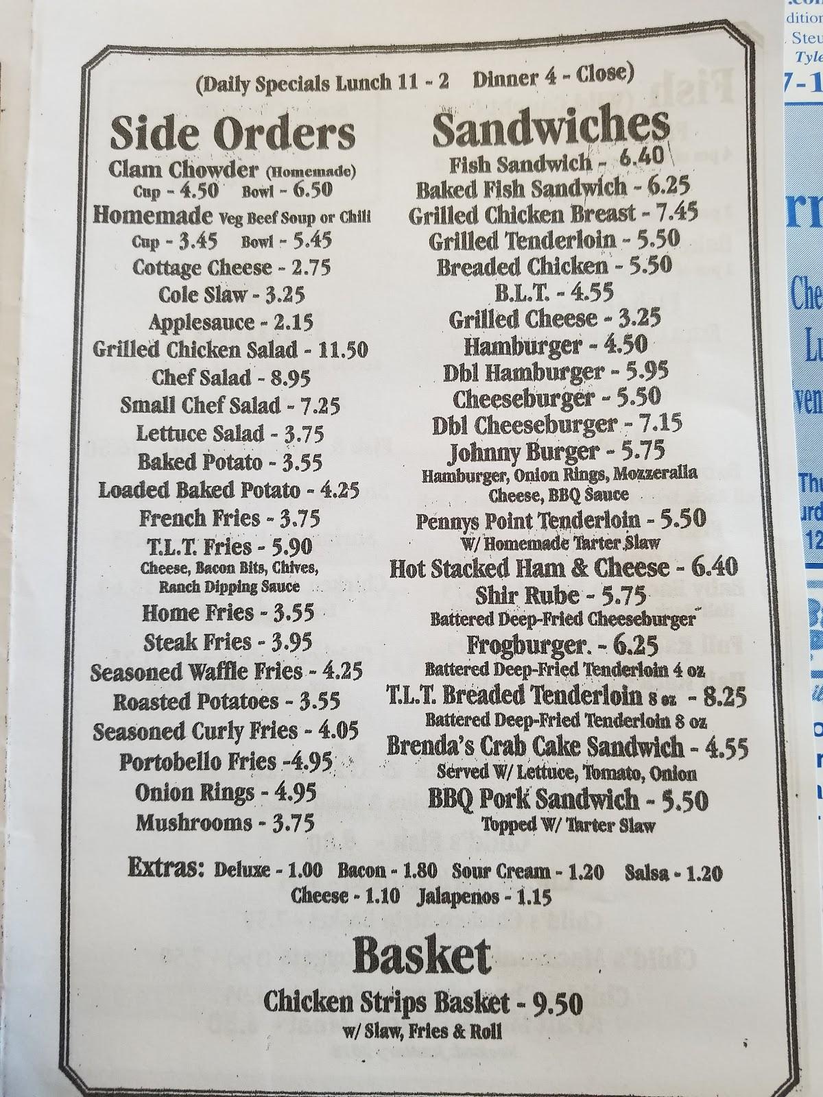 Menu at Turkey Lake Restaurant & Tavern, USA