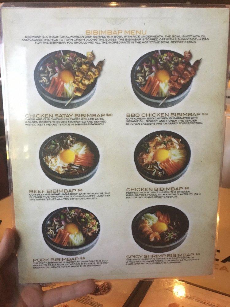 Menu at Gogi Gui Korean Grill restaurant, Tulsa