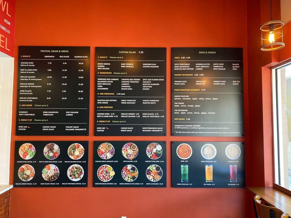 Menu at Gyro 365 restaurant, Jacksonville, -1 Old St Augustine Rd