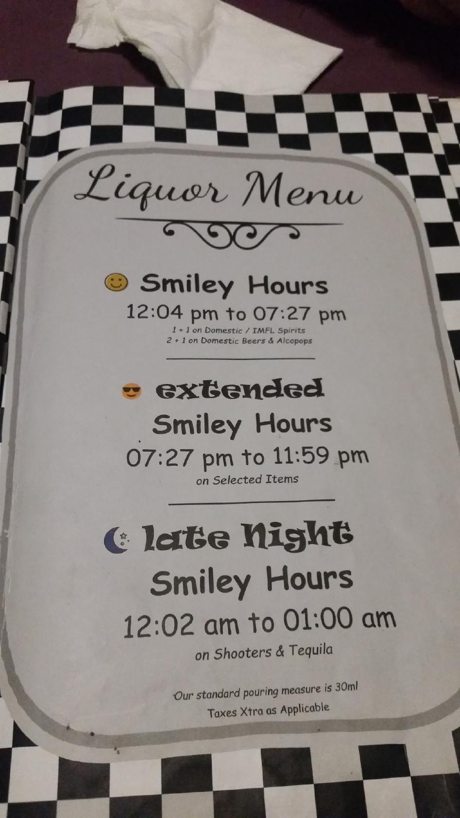 Menu at Pop Tate's R Mall Thane, Thane, 2nd Floor