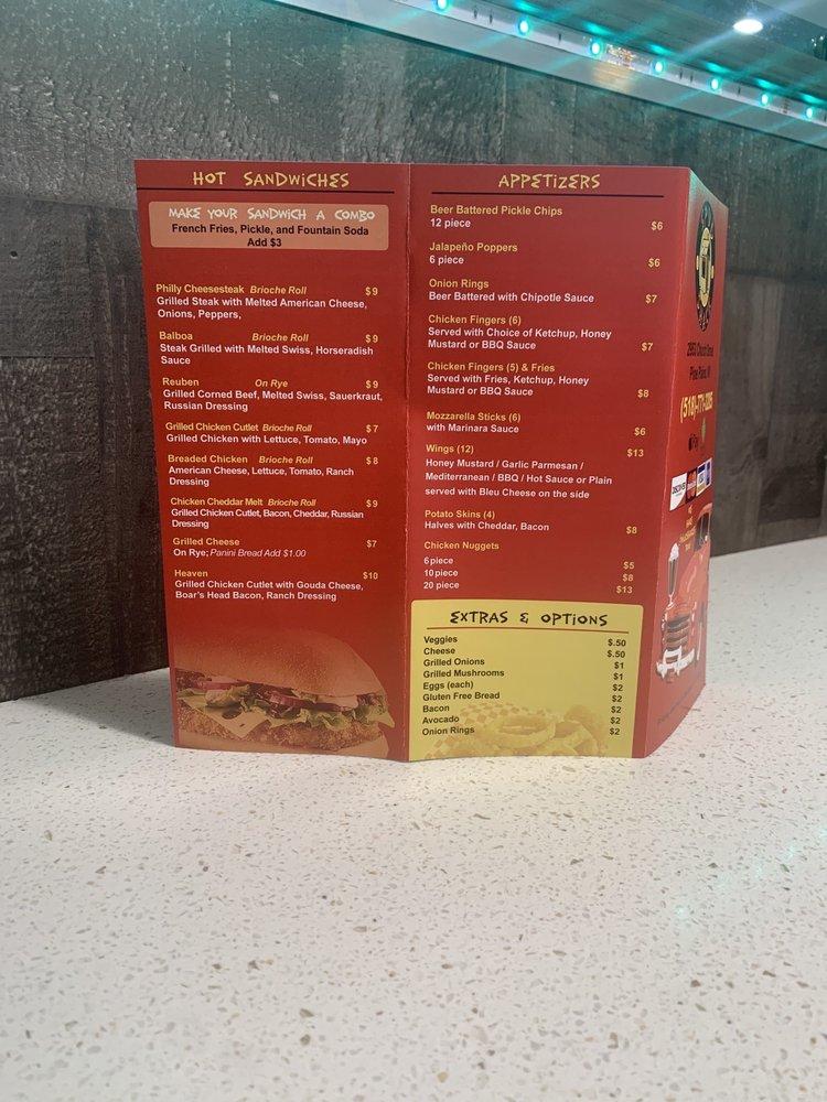 Menu at Spud Shack restaurant, Pine Plains