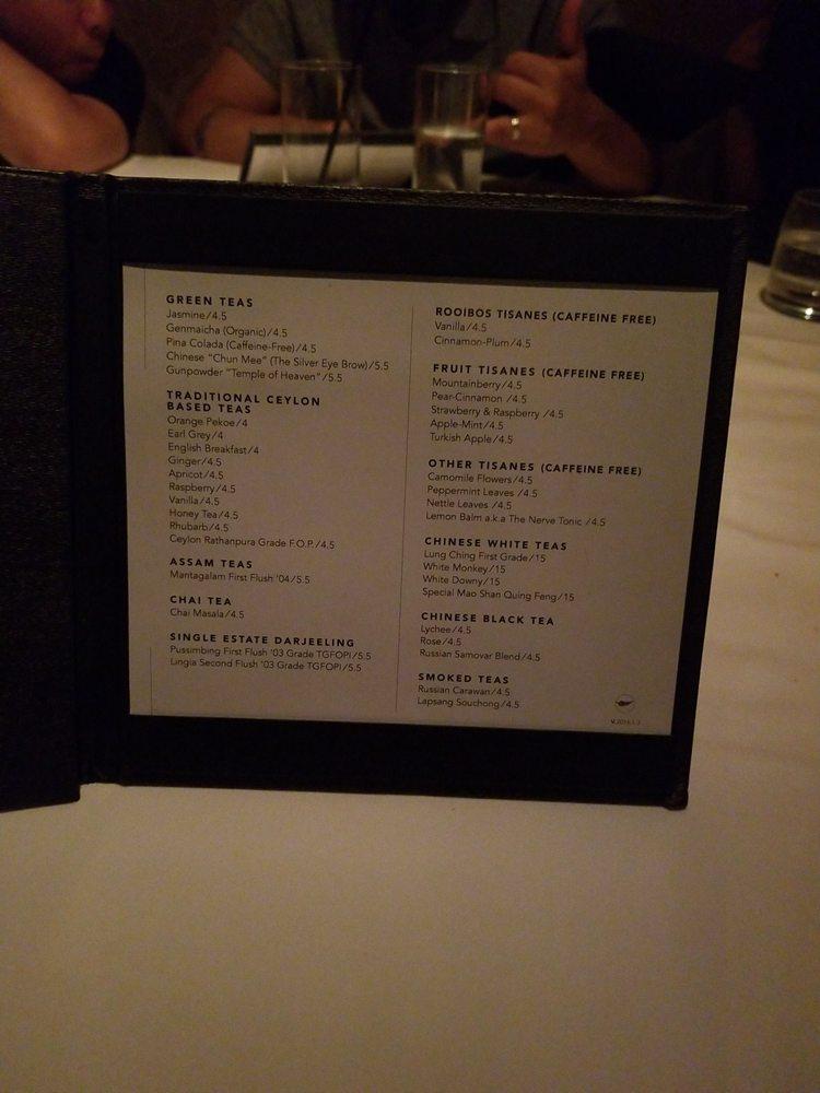 Menu at Terra Restaurant, Vaughan