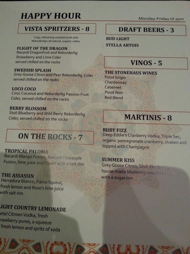 Menu at Bogie's pub & bar, Westlake Village