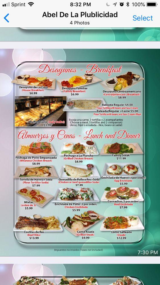Menu at Family Restaurant Buffet, Plainfield