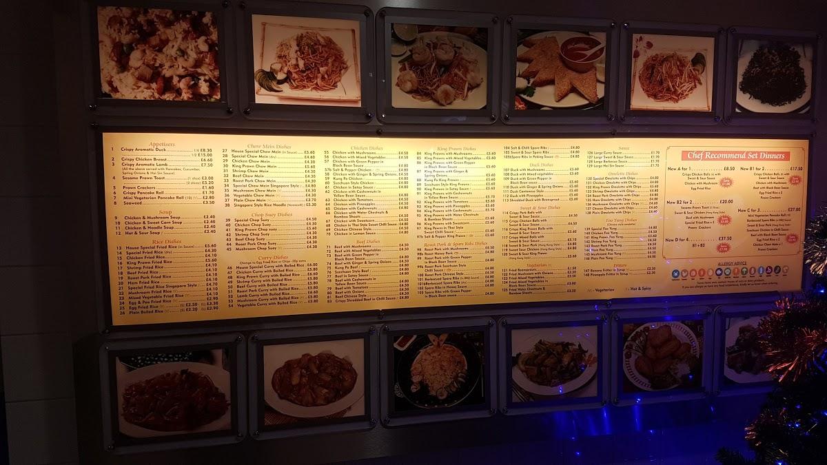 Menu at Oakridge Fish & Chips & Chinese Takeaway fast food, Basingstoke