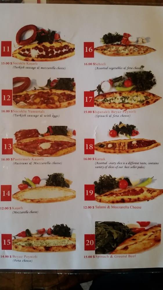 Menu at Mustafa Turkish Kebap - Pide - Doner restaurant, Toronto, 866 ...