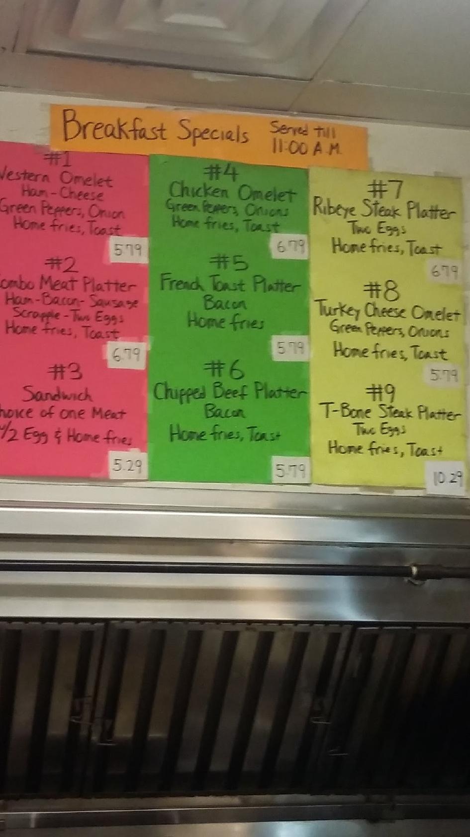 Menu at Furnace Branch Carryout restaurant, Glen Burnie