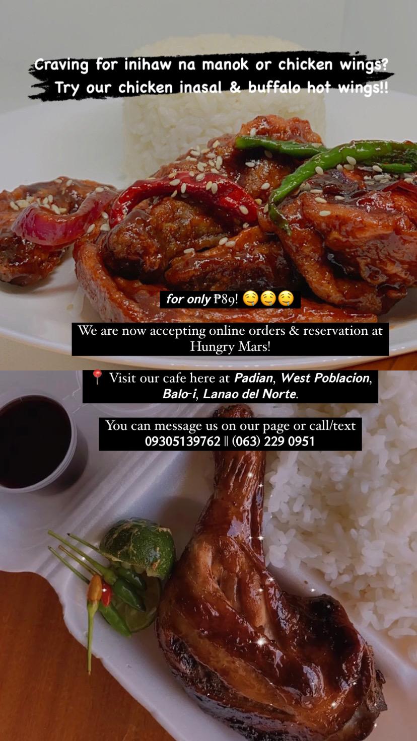 Menu at Hungry Mars Cafe, Baloi