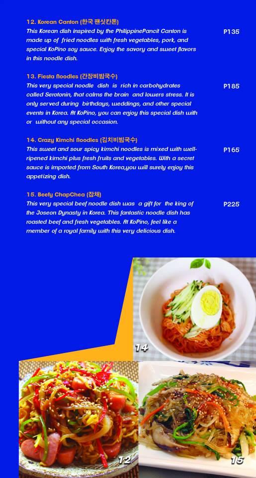 Menu at DAIKICHI RESTAURANT, Las Pinas