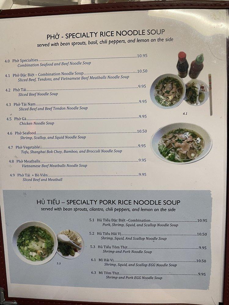 Menu at Phong Lan Restaurant, Cedar Rapids