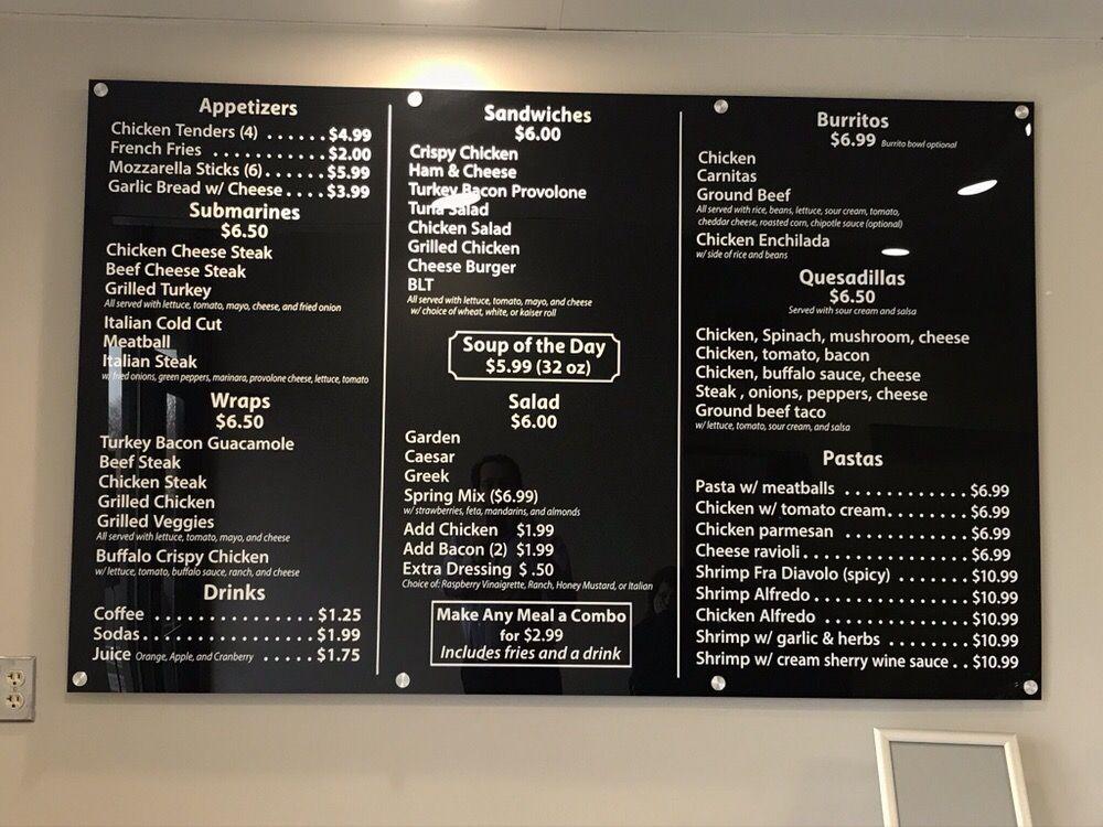 Menu at Fuentes Cafe, Lutherville-Timonium