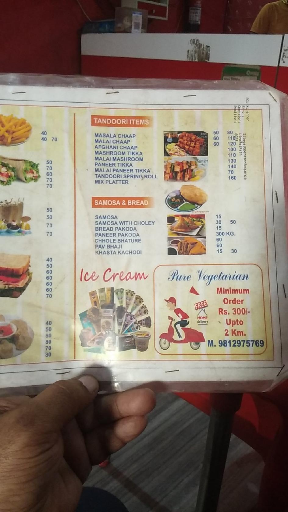 Menu at City hot oven pizza & burger point, Sohna