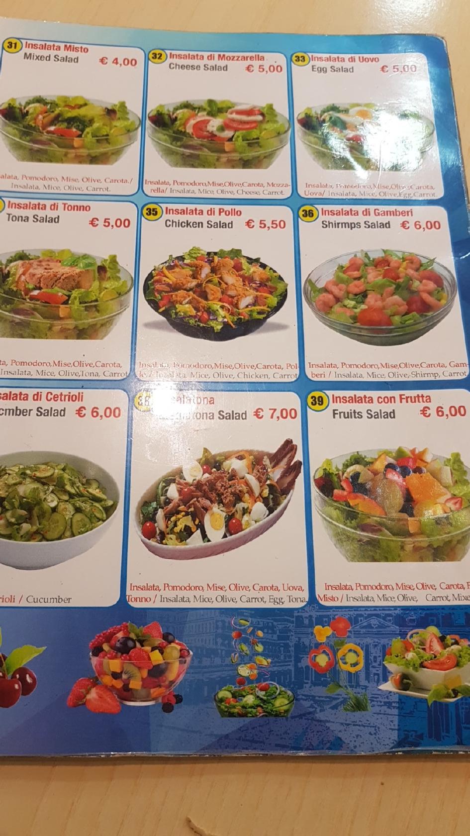 Menu at Halal Vatican Food fast food, Rome