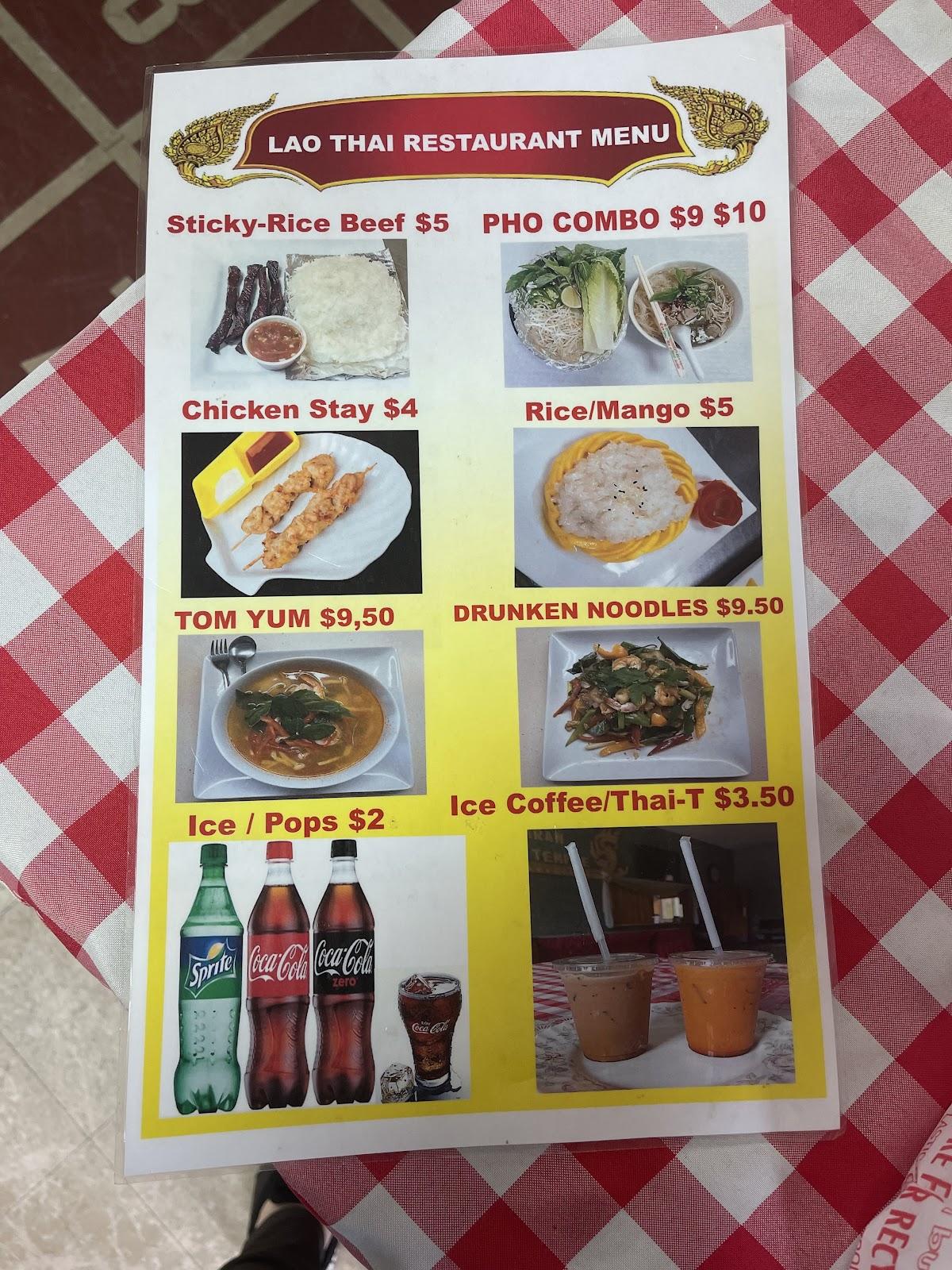 Carta de Lao - Thai Restaurant, Grand Island