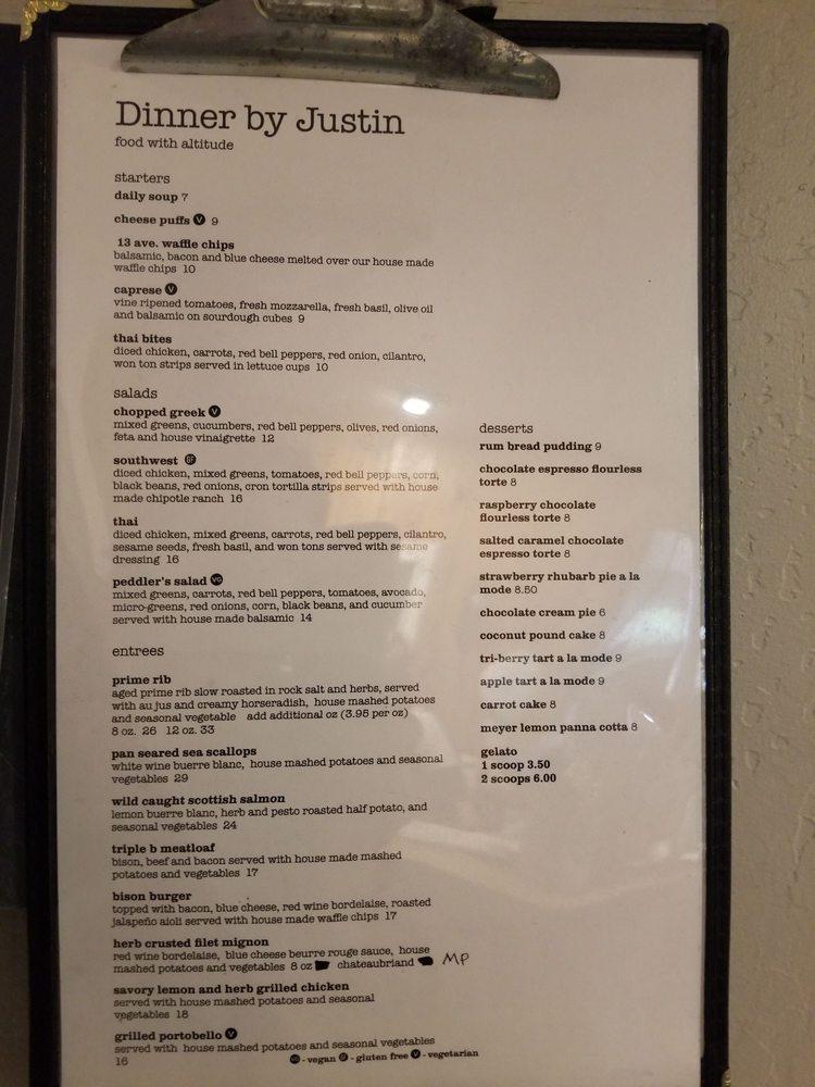 Menu at The Bistro at Annie's restaurant, Pinetop-Lakeside, W White ...