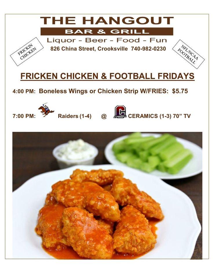 Menu at Hangout pub & bar, Crooksville
