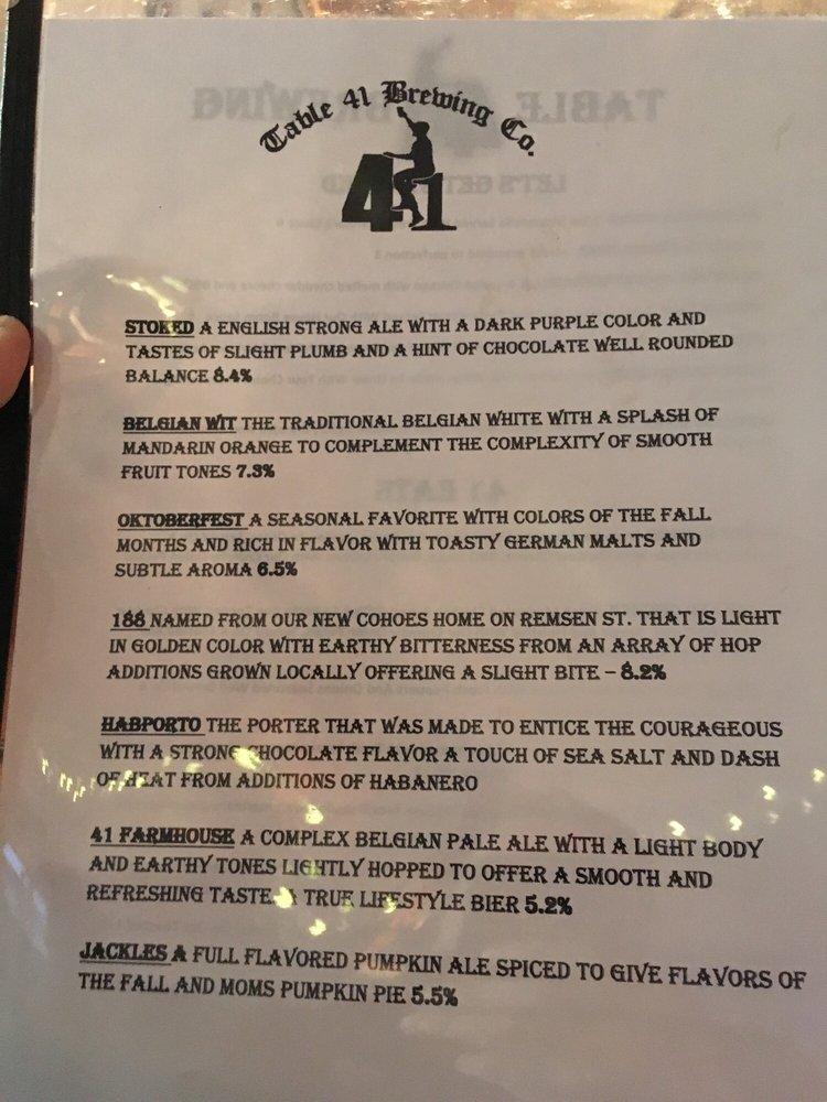 Menu at Rare Form Brewing Company pub & bar, Troy