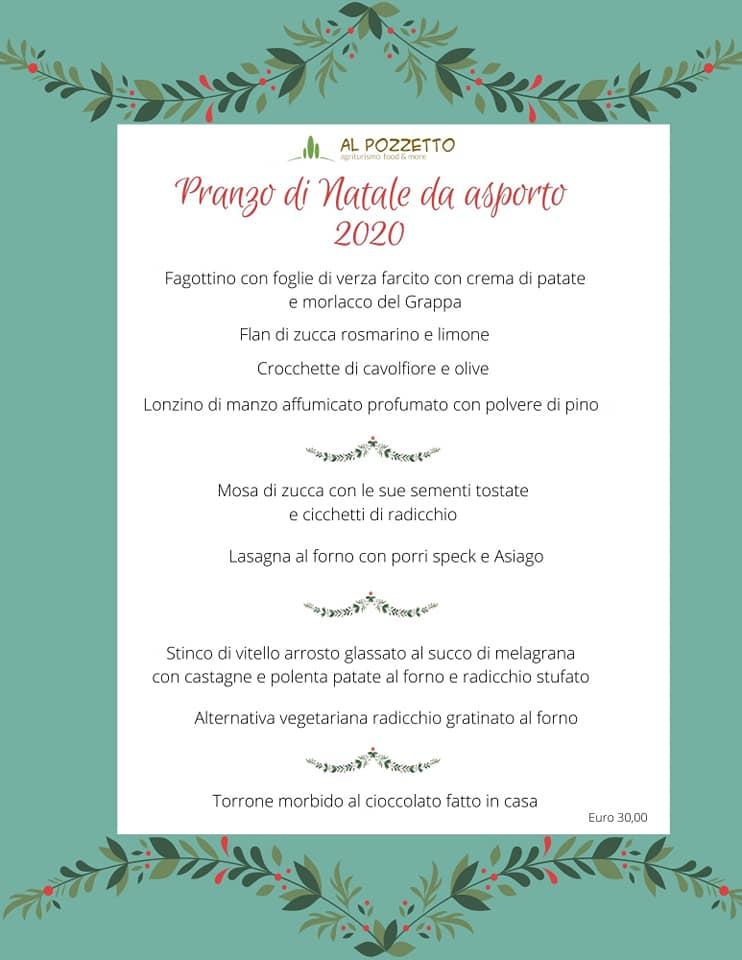 Menu da Al Pozzetto ristorante, Molvena