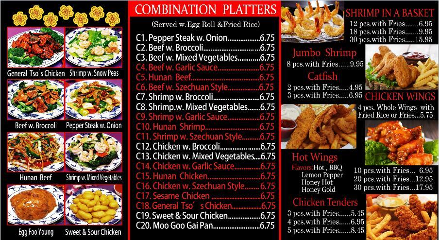 Menu at Asian Yummy restaurant, York