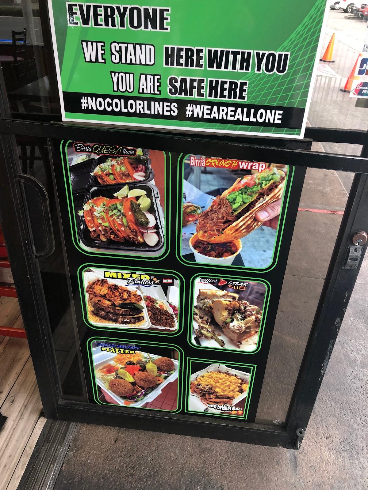 Menu at Fatima's Grill restaurant, Downey, Firestone Blvd