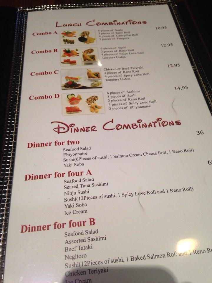 Menu at Kami Sushi restaurant, Surrey, 160 St #40