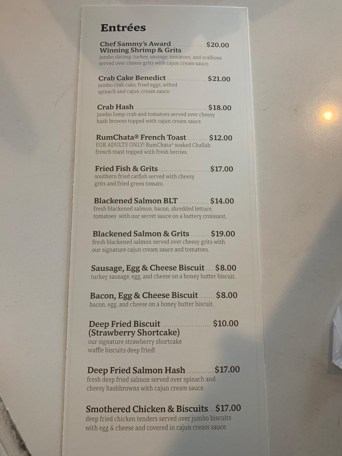 Menu at Milk & Honey Express Southern Inspired Kitchen restaurant ...