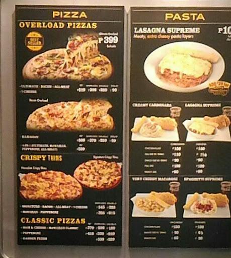 Menu at greenwich pizza & pasta restaurant, Legazpi City, 4PWX+5RP