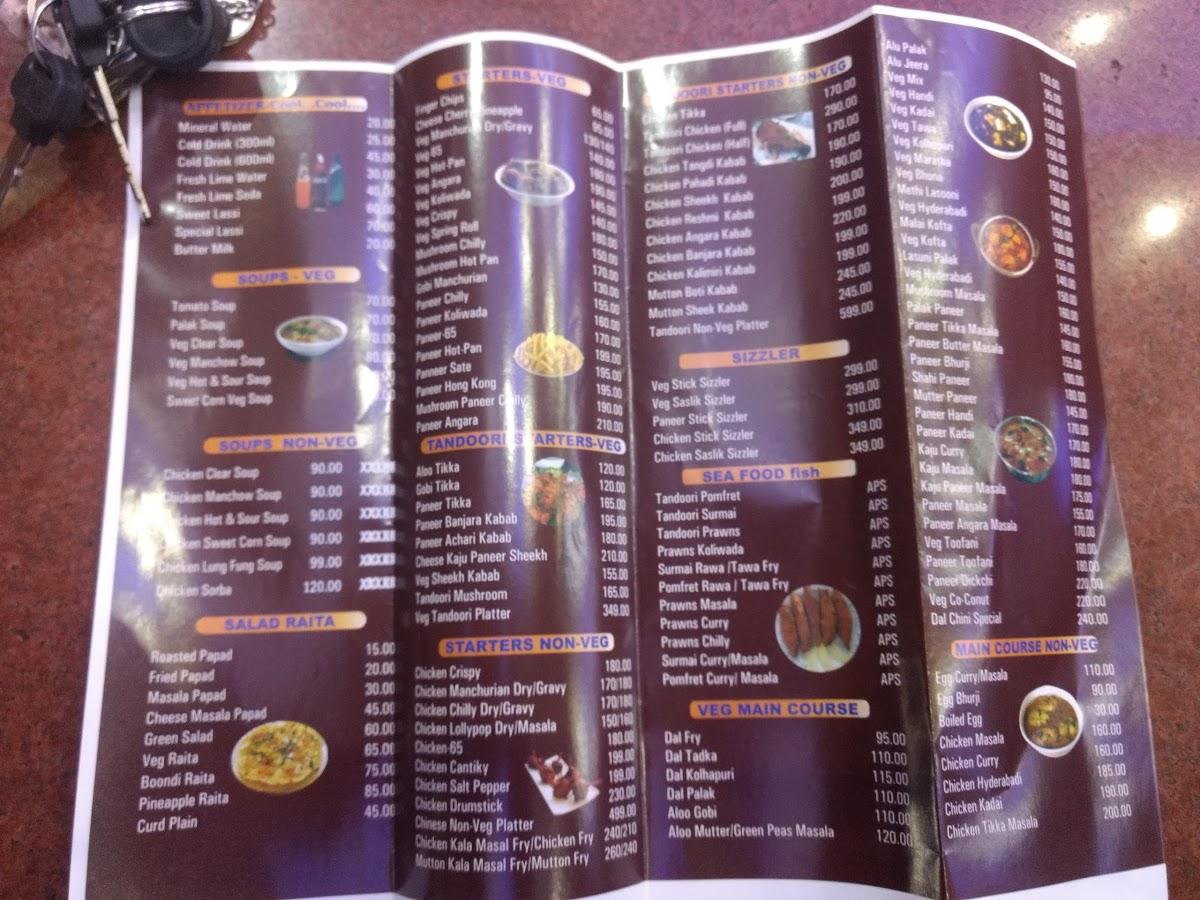 Menu at Dalchini, Pune