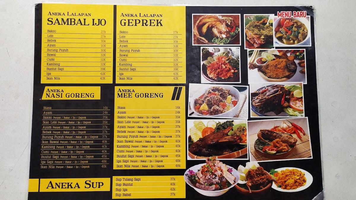 Menu at Dapur Kampung 03, Entikong