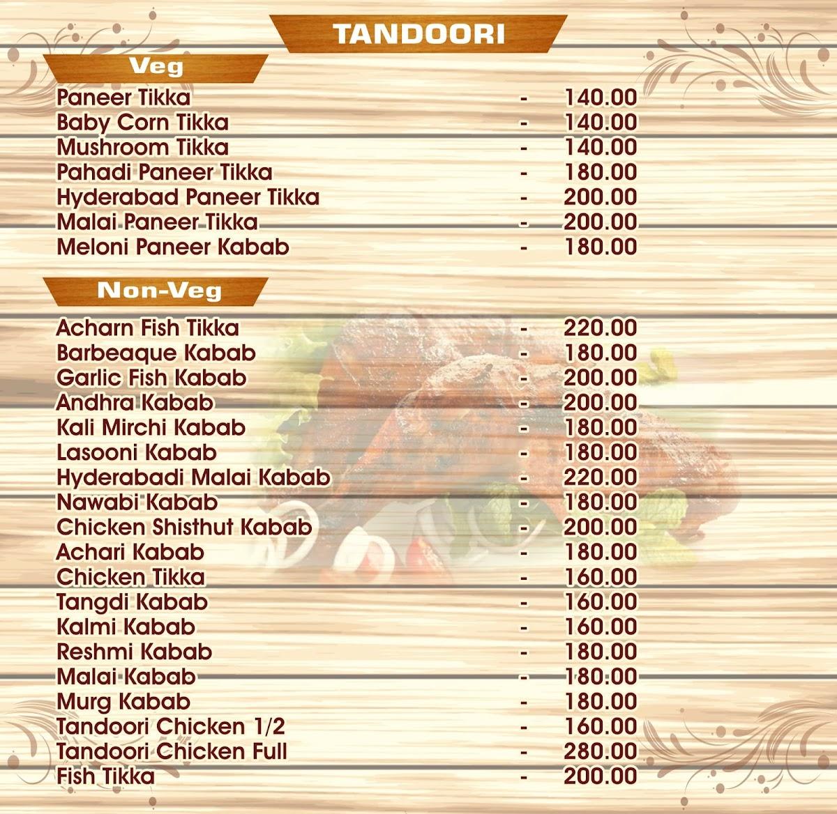 Menu at Guntur Gongura, Chennai, 293/a
