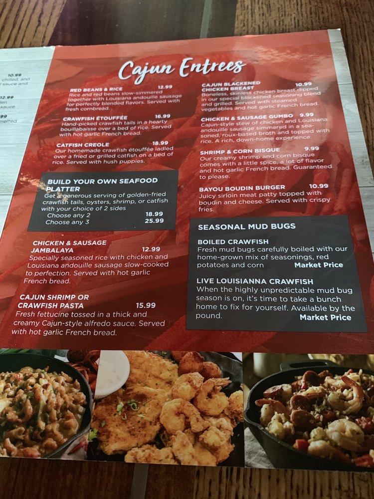 Menu at Mudbugs Bar & Grill, Frisco