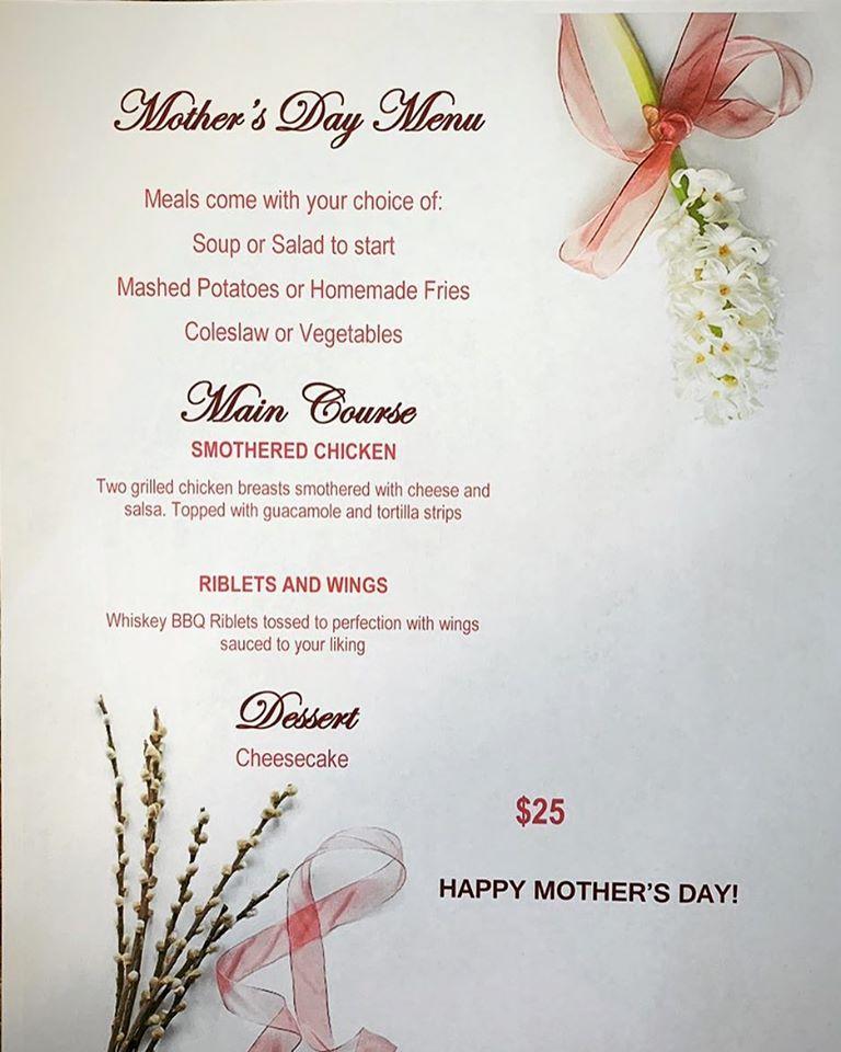 Menu at Mum's Family Restaurant, Brandon
