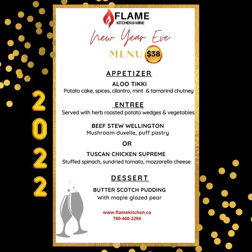 Menu at Flame Kitchen pub & bar, St. Albert