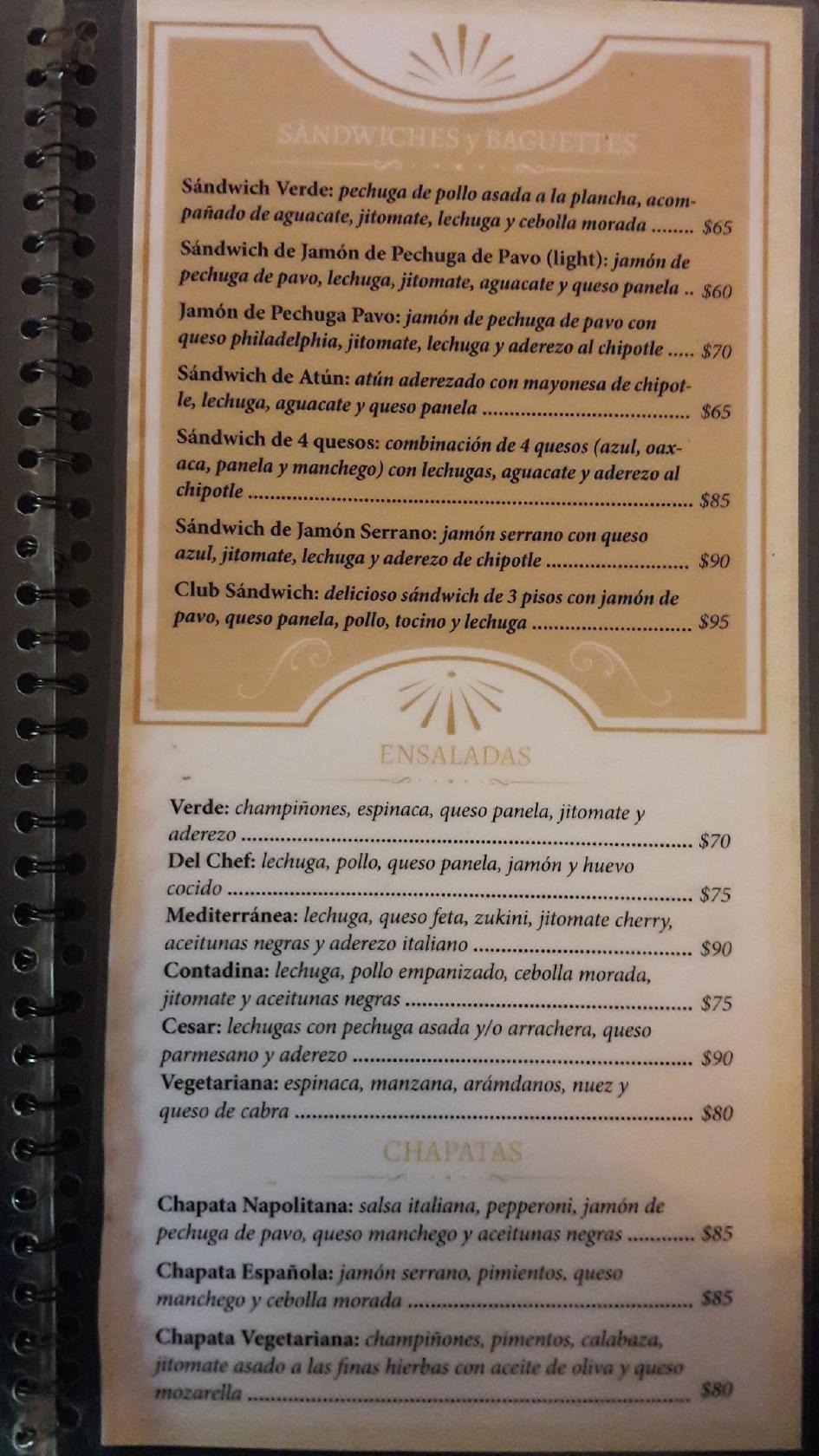 Carta de Verde Café, Ciudad de México, Quintana Roo 62-local C