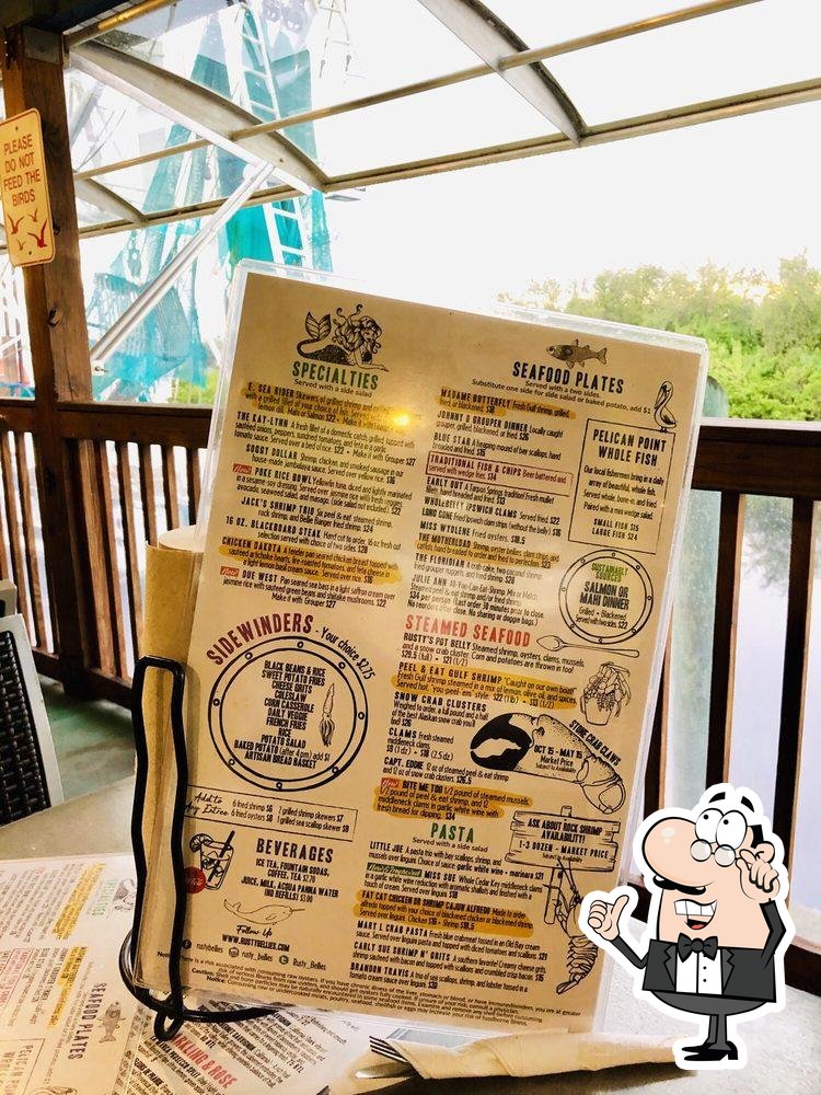 Rusty Bellies Waterfront Grill, Inc., Tarpon Springs - Restaurant menu ...