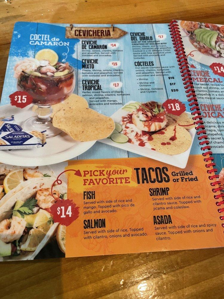 Menu at Muchacho Alegre restaurant, Fairburn