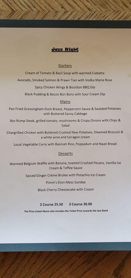 Menu at The Ship Inn pub & bar, Mundesley, 21 Beach Rd