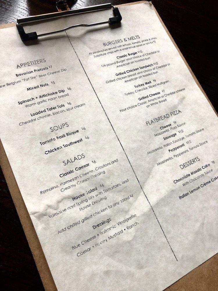 Menu at The Teachers' Lounge pub & bar, Cleveland