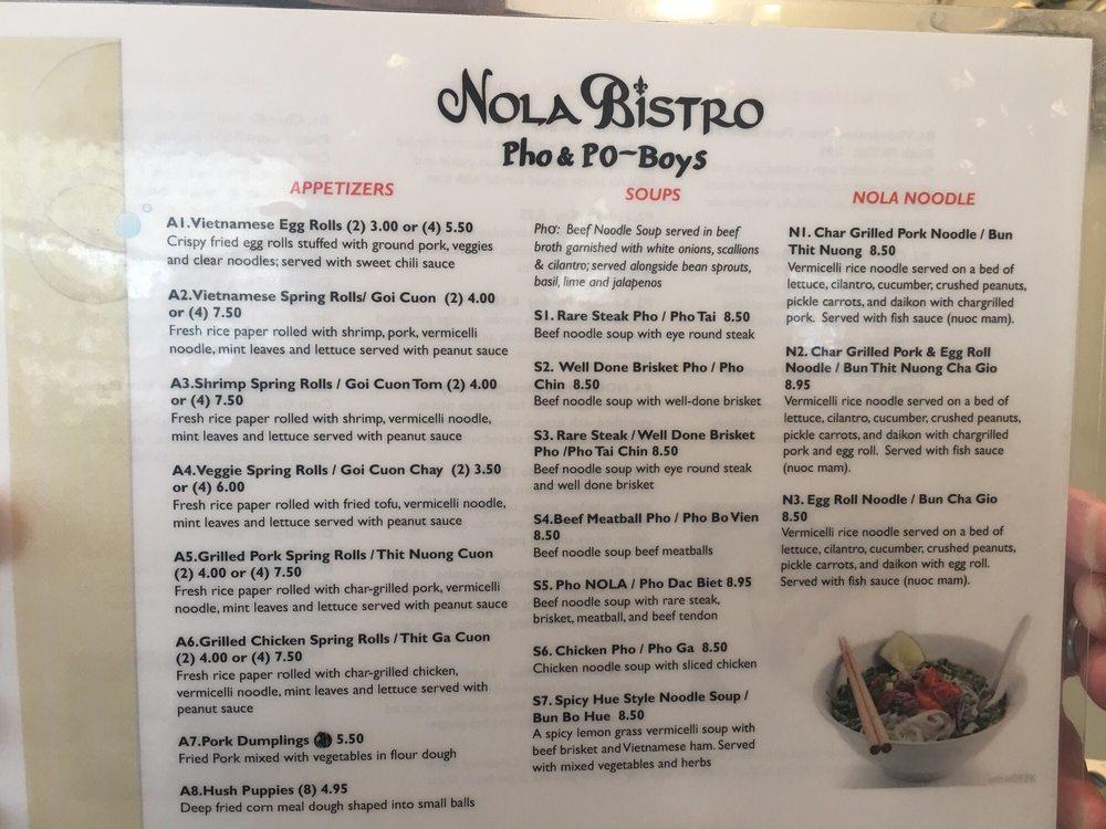 Menu at Noosh Afghan Cuisine restaurant, Lansing