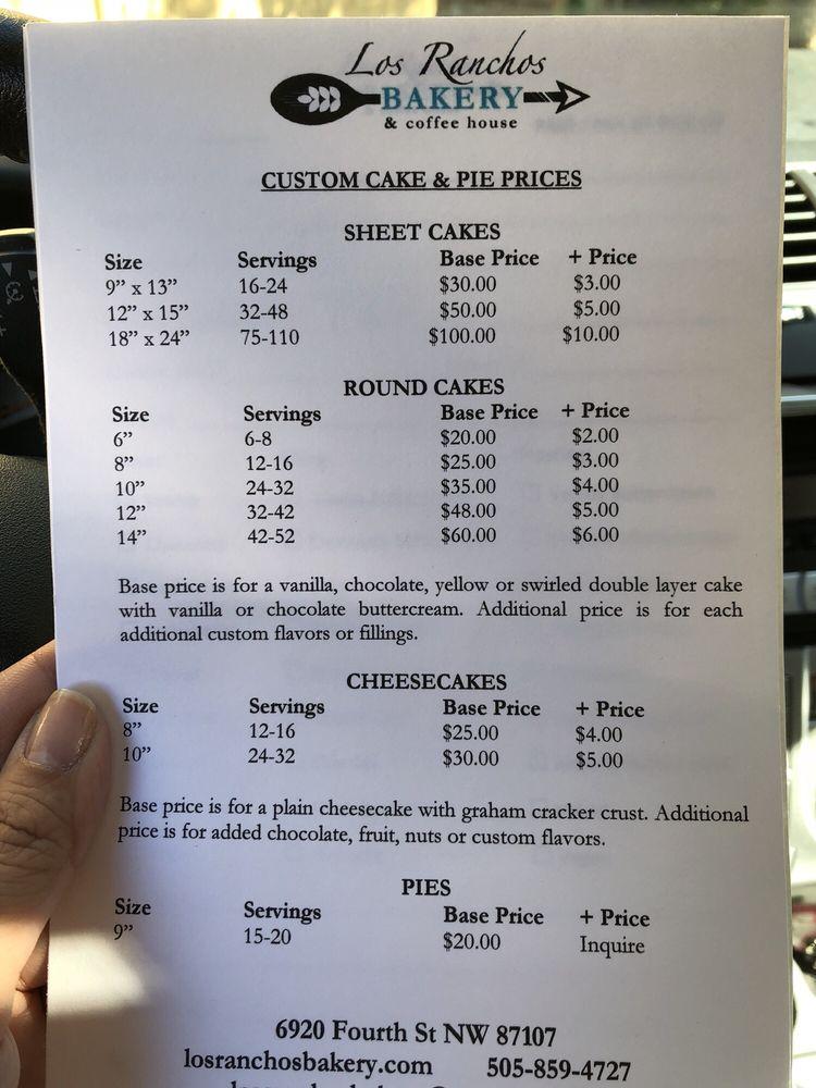 Carta de Los Ranchos Bakery, Los Ranchos de Albuquerque