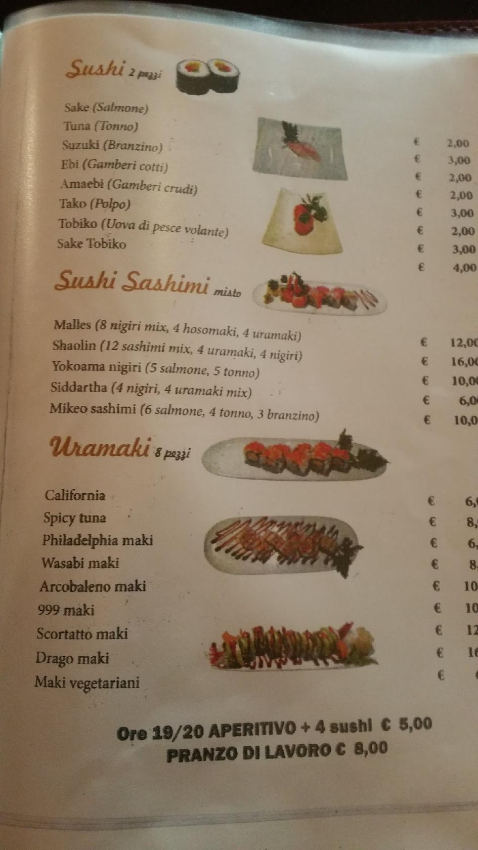 Menu da Bar Trattoria 999, Sirmione